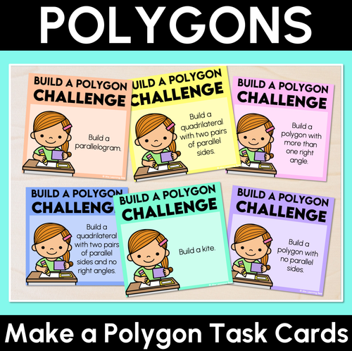 Build a Polygon Challenge – Task Cards - Mrs Learning Bee
