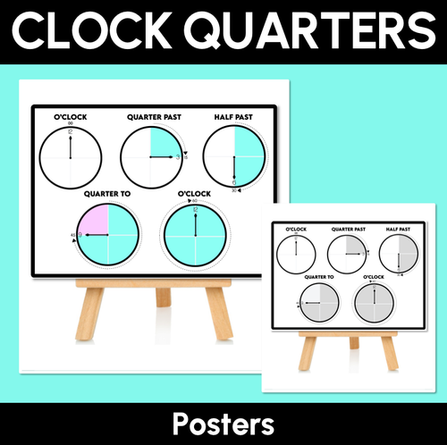 Clock Quarters – Posters - Mrs Learning Bee