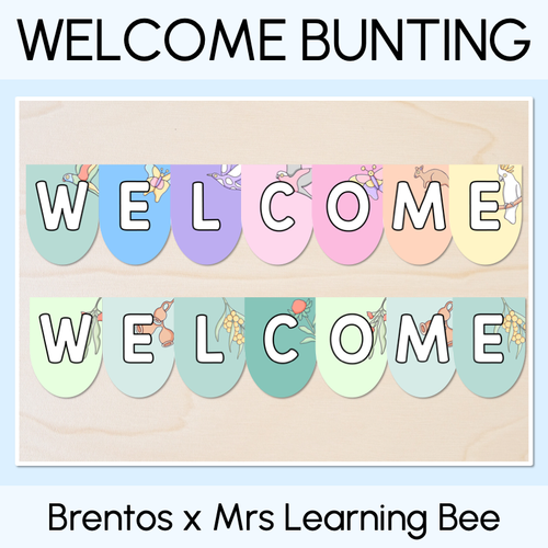 WELCOME Bunting - The Brentos Collection - Mrs Learning Bee