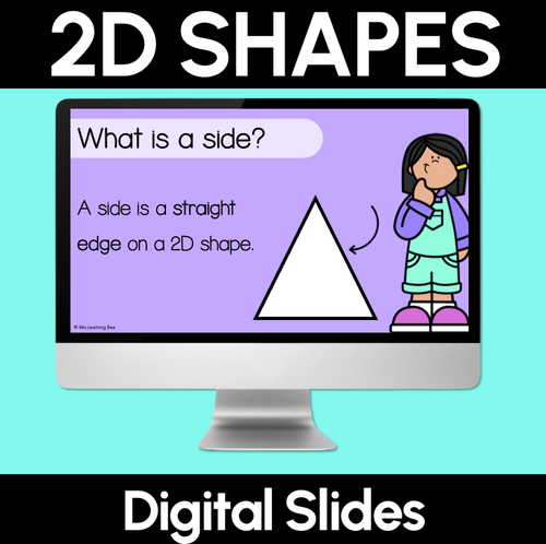Introducing 2D Shapes - Digital Slides - Mrs Learning Bee