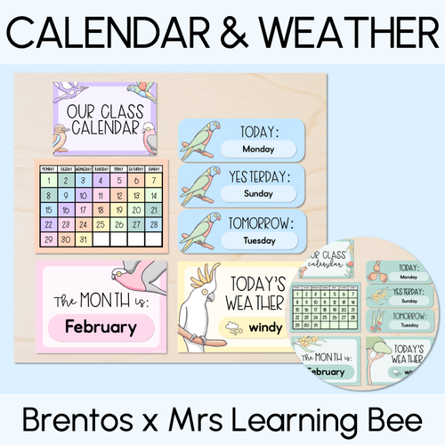 Calendar & Weather Display - The Brentos Collection