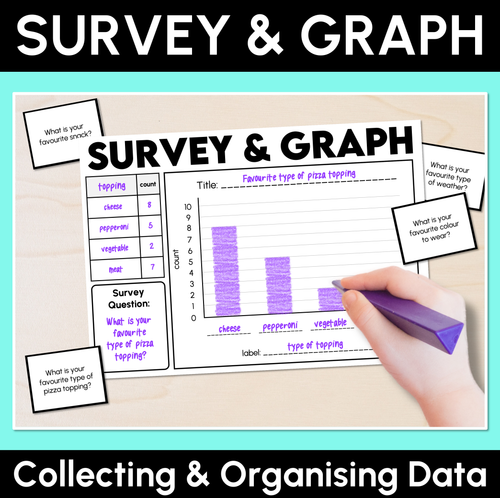 Survey & Graph - Collecting & Organising Data Template