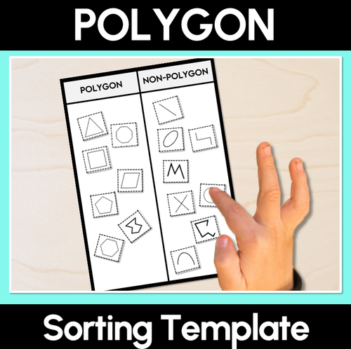 Polygon Sorting Template - Mrs Learning Bee