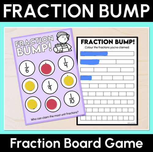 Fraction Bump – Unit Fractions Board Game - Mrs Learning Bee