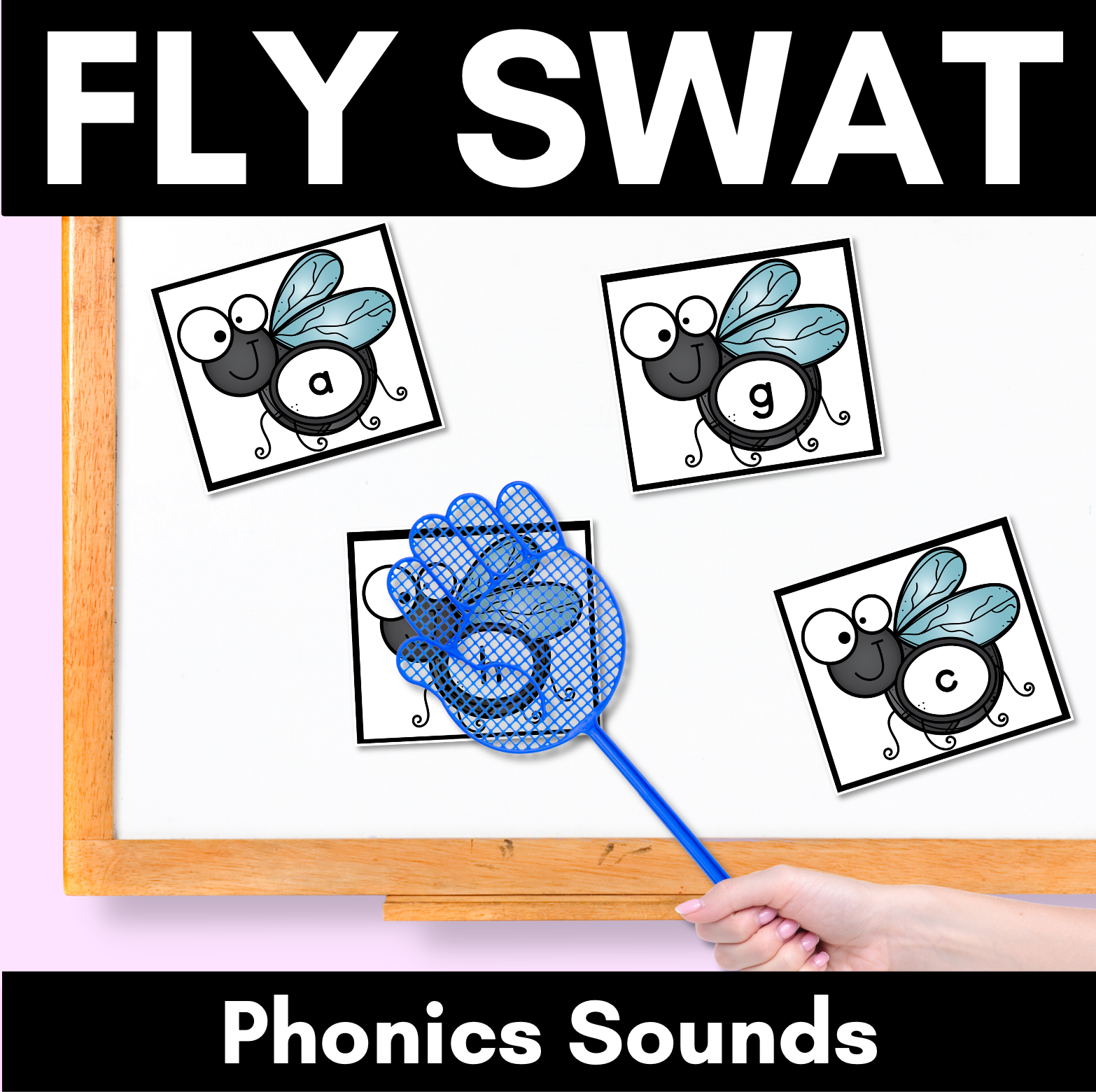 FLY SWAT PHONICS TEMPLATES - FREEBIE SOUND FLIES - Mrs Learning Bee