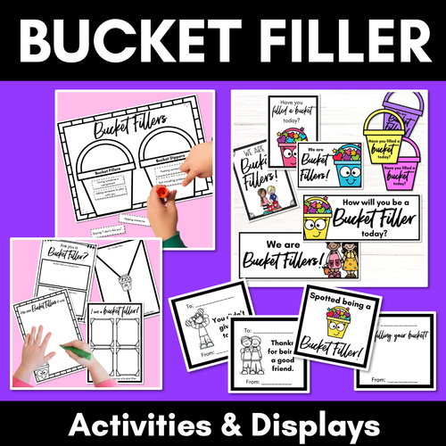 Bucket Filler Activities & Displays - Mrs Learning Bee