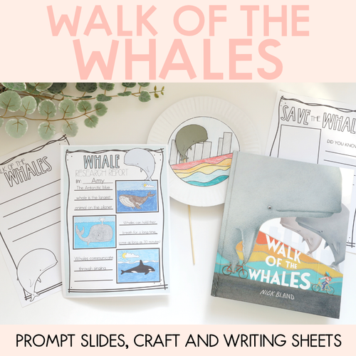 Walk of the Whales - Open-Ended Prompt Slides, Craft & Writing Pages ...