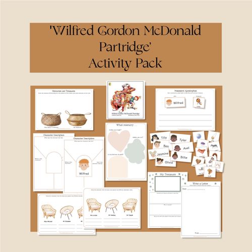 'Wilfred Gordon McDonald Partridge' Activity Pack - Mrs Learning Bee