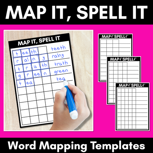 Word Mapping Templates - Mrs Learning Bee