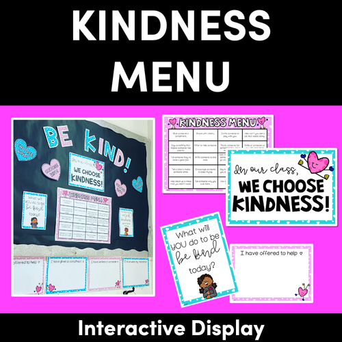 Interactive Kindness Display - Mrs Learning Bee