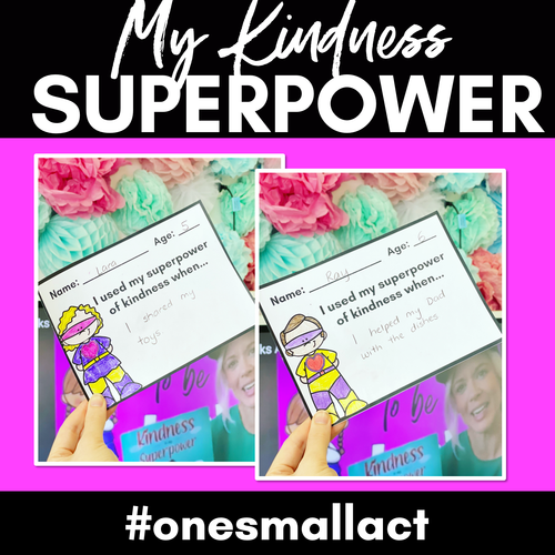 Kindness is my Superpower - World Kindness Day Activity - Mrs Learning Bee